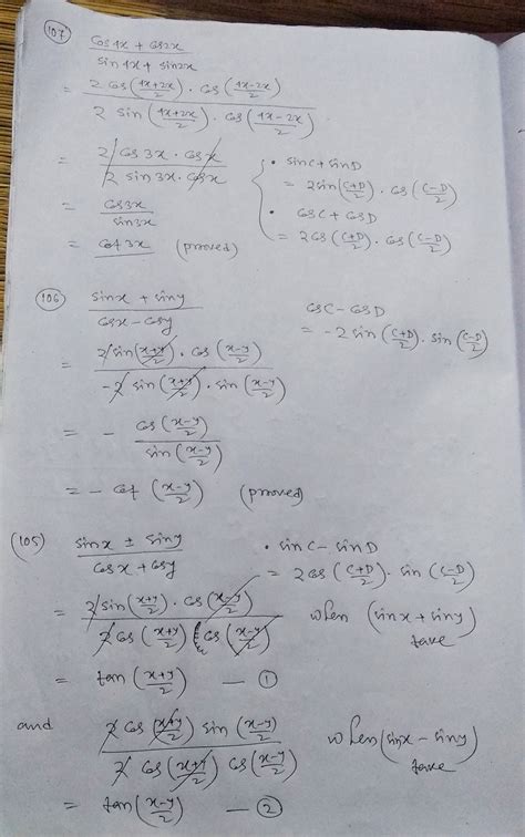 Solved How To Solve Them All Using The Sum To Product Formulas To Write Course Hero