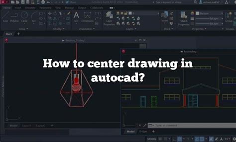 How To Center Drawing In Autocad