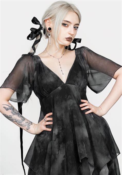 Tempest Layered Midi Dress Disturbia