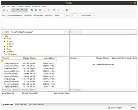 Connect To Ssh Server Linux Filezilla Acanation