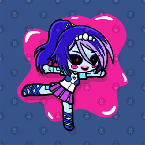 Dancing Ballora Gacha Cartoon Five Nights At Freddys Pin Teepublic