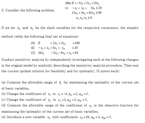 3 consider the following problem max z 5x7 5x2