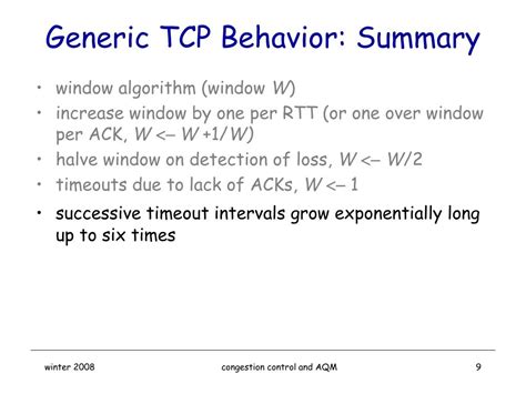 Ppt Congestion Control And Active Queue Management Powerpoint Presentation Id3361320