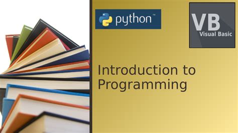 Introduction To Programming Lesson 1 Suitable For Python And Visual Basic Teaching Resources