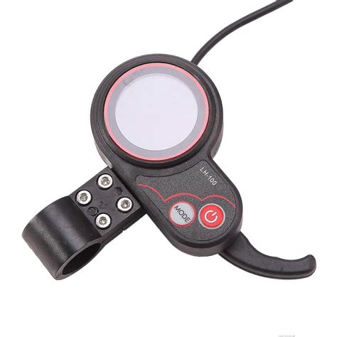 Lcd Lh100 24v 36v 48v 60v 6 Pins Electric Bike Display Thumb Throttle Speedometer Control Panel