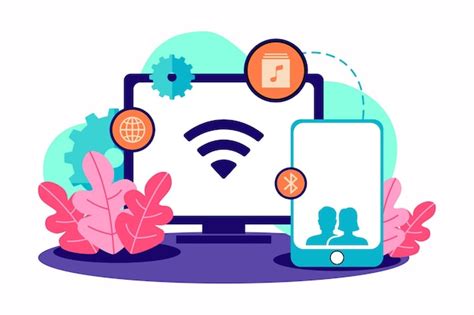 Premium Psd Network Connection Background