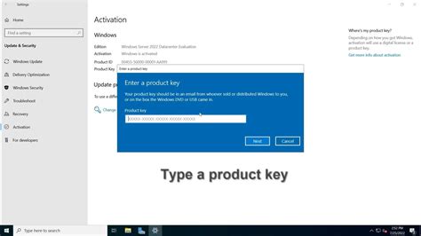 How To Enter A Product Key In Windows Server 2022