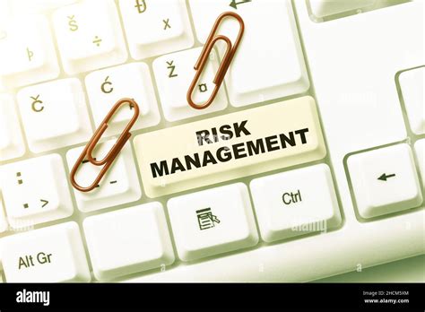 Text Caption Presenting Risk Management Business Showcase Assessing