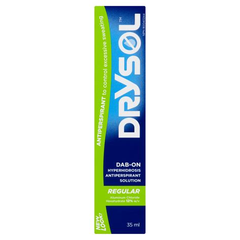 Drysol Regular Dab On Hyperhidrosis Antiperspirant Solution 35 Ml Weshine Ca Health And Beauty
