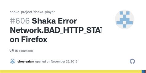 Shaka Error Networkbadstatus On Firefox · Issue 606 · Shaka