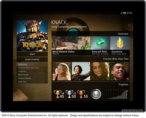 Ps4 User Interface Detailed In High Res Images Vg247