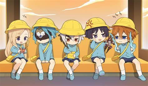 Tartaglia Scaramouche Arlecchino Signora And Dottore Genshin