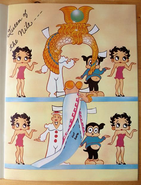 Vintage Betty Boop Goes To Hollywood Paperdoll Booklet