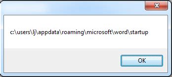 How To Find Or Open Startup Folder Location In Word