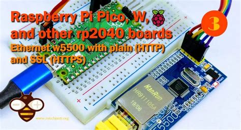 Raspberry Pi Pico And Rp2040 Board Ethernet W5500 With Plain