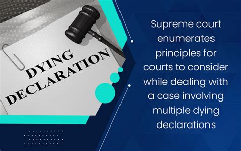Supreme Court Enumerates Principles For Courts To Consider While