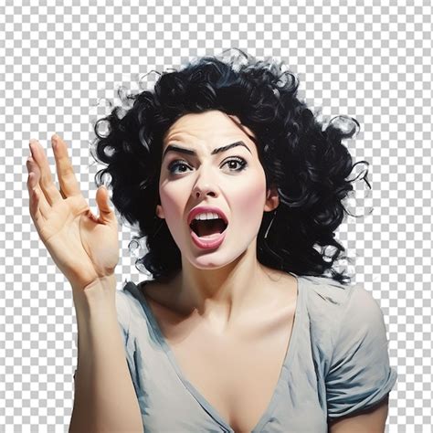 Premium Psd Portrait Of A Young Happy Woman Smiling On White Background