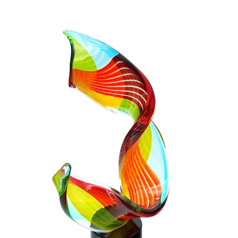 멀티컬러 스트립 Hope 오리지널 무라노 글래스 Omg