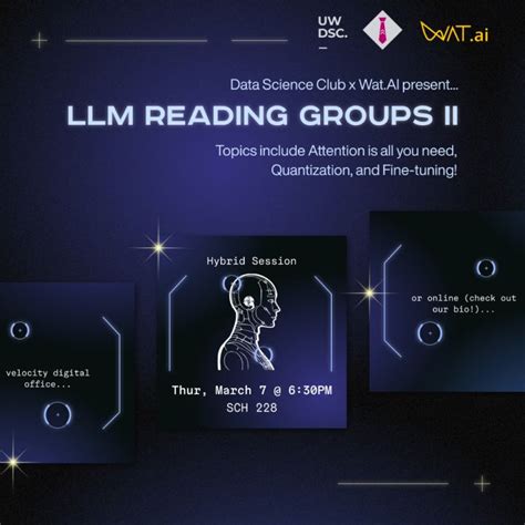 Waterloo Data Science Club On Linkedin Llm Nlp Readinggroups