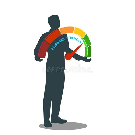 Password Strength Concept Stock Illustration Illustration Of Gauge Password Strength Concept Stock Illustration Illustration Of Gauge