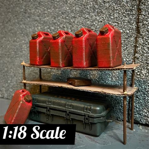 1 18 Scale Gasoline Can 3d Printed Action Figure Accessory Prop