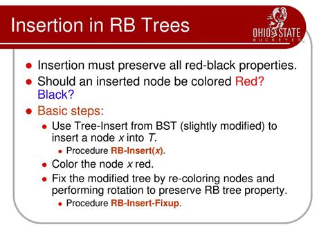 Ppt Introduction To Algorithms Red Black Trees Powerpoint
