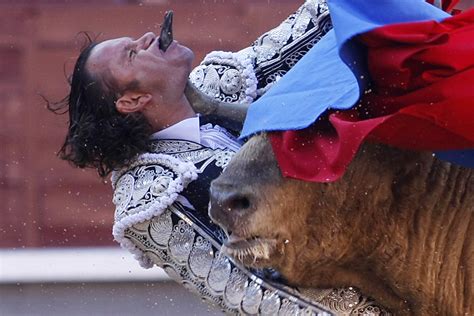 A Bullfighter Was Gored Through The Throat Still Insisted On Killing