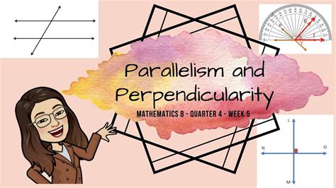 Math 8 Quarter 4 Week 5 Parallelism And Perpendicularity Acuteangels Youtube