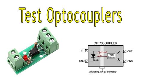 how optocoupler work testing optocouplers youtube