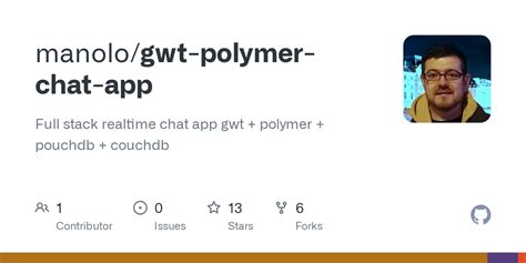 Github Manologwt Polymer Chat App Full Stack Realtime Chat App Gwt