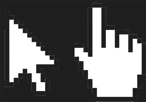 pointer graphical user interfaces computer mouse icon
