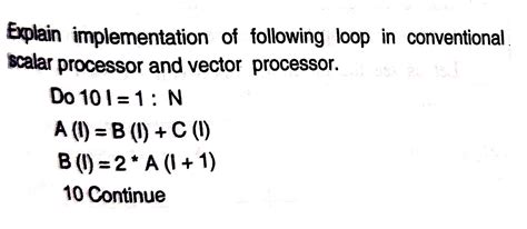 Solved Explain Implementation Of Following Loop In