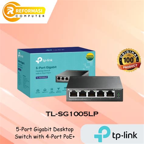 Jual Tp Link Port Gigabit Desktop Switch Tl Sg Lp With Port Poe Shopee Indonesia