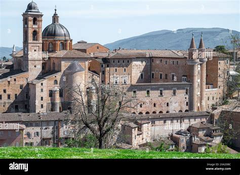 The Ducal Palace A Renaissance Building In The Italian City Of Urbino