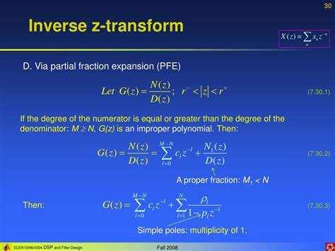 Ppt Lecture 7 Z Transform Powerpoint Presentation Free Download