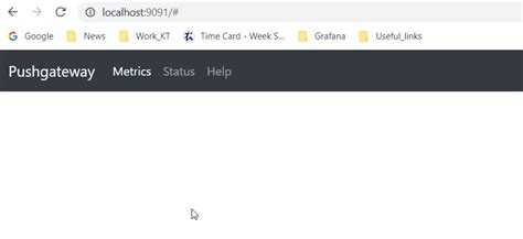 Failed To View Metrics On Using Pushgateway Issue 493 Prometheus