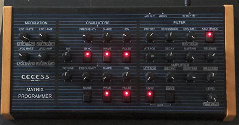 matrixsynth access matrix programmer for oberheim matrix 1000 6 6r sn a19500137