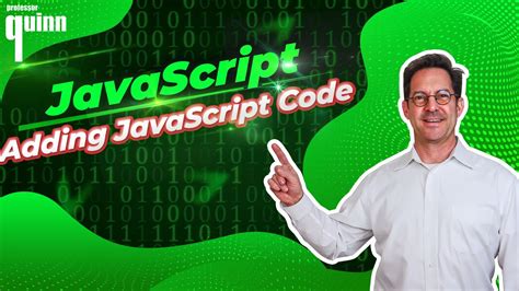 Adding Javascript Code To An Html Document Youtube