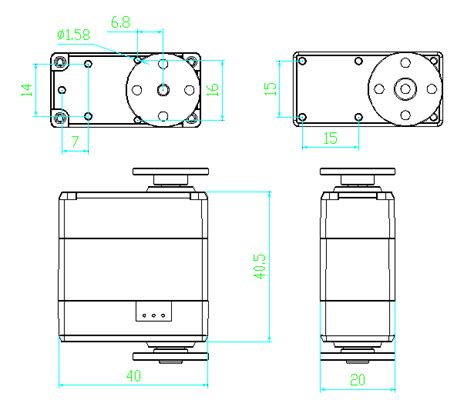 Feetech Scs15 Multi Purpose Uart Bus Robot Servo For Arduino Diy Er
