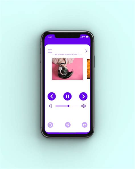 Ui Design Uiux For Music Player Rajib Hossain Posted On The Topic