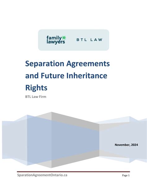 Ppt Separation Agreements And Future Inheritance Rights Powerpoint Presentation Id13743264