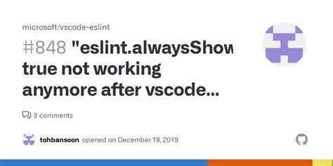 Eslintalwaysshowstatus True Not Working Anymore After Vscode Upgrade · Issue 848