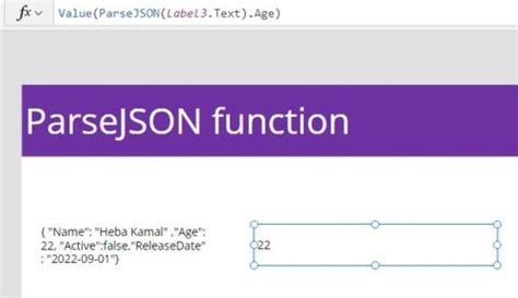 Powerapps Parse Json Examples Power Apps