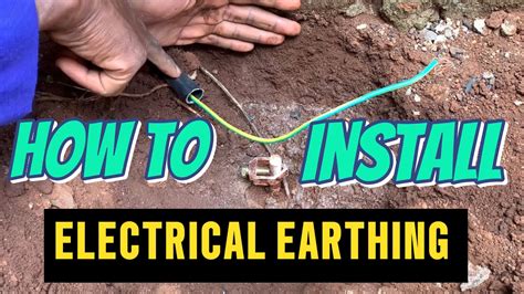 How To Install An Electrical Earthing Easy Way Youtube