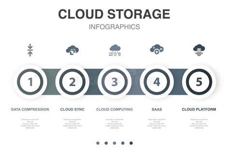 Data Compression Cloud Sync Cloud Stock Vector Illustration Of