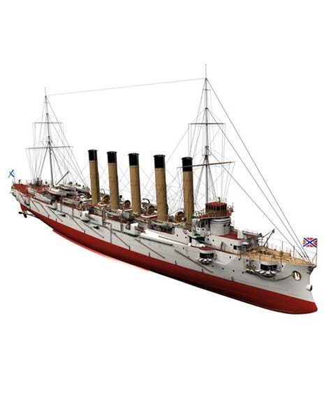 3d Cruiser Askold Turbosquid 1601487