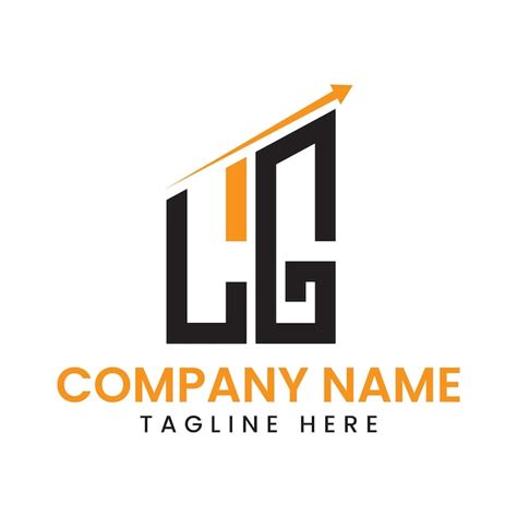 Минималистский дизайн логотипа роста стрелки Премиум вектор