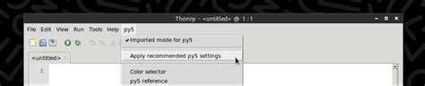 GitHub Tabreturn Thonny Py5mode A Py5 Plug In For Thonny