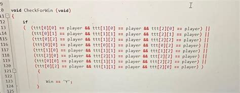 Solved C Programing Language Tic Tac Toe Check For Win Not
