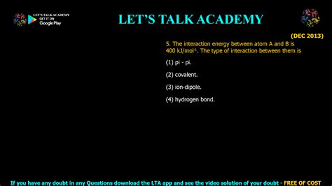 Understanding Atomic Interaction Energy Identifying Bond Types Csir